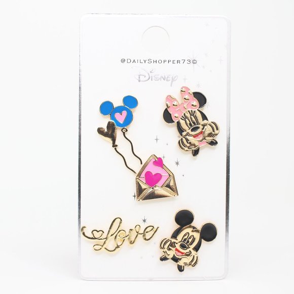 Disney | Accessories | Disney Mickey Minnie Mouse Enamel Pins | Poshmark
